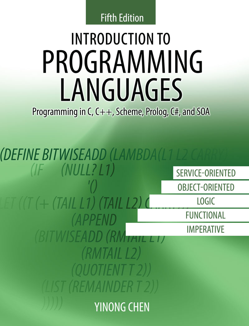 Introduction To Programming Languages Programming In C C Scheme 8493