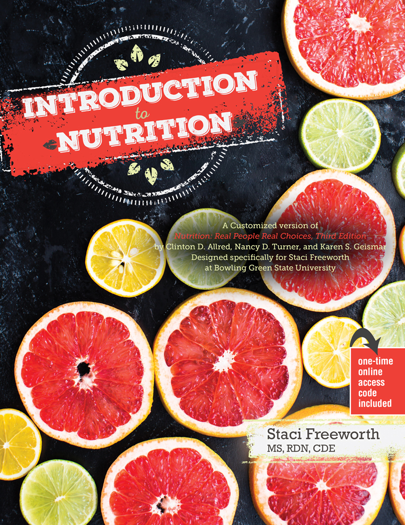 Introduction To Nutrition Higher Education