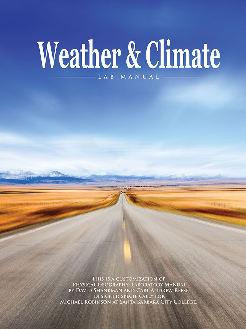Weather & Climate Lab Manual: A Customized Version of Physical ...