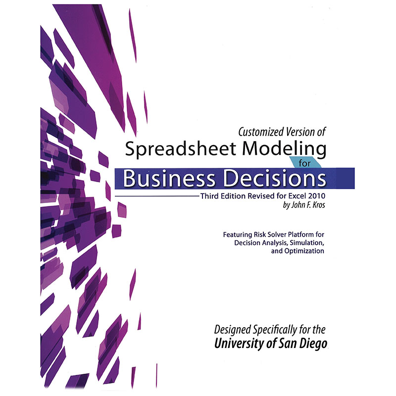 Customized Version of Spreadsheet Modeling for Business Decisions ...