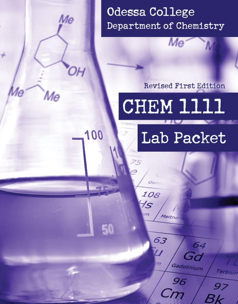 CHEM 1111 Lab Packet | Higher Education CHEM 1111 Lab Packet | Higher Education