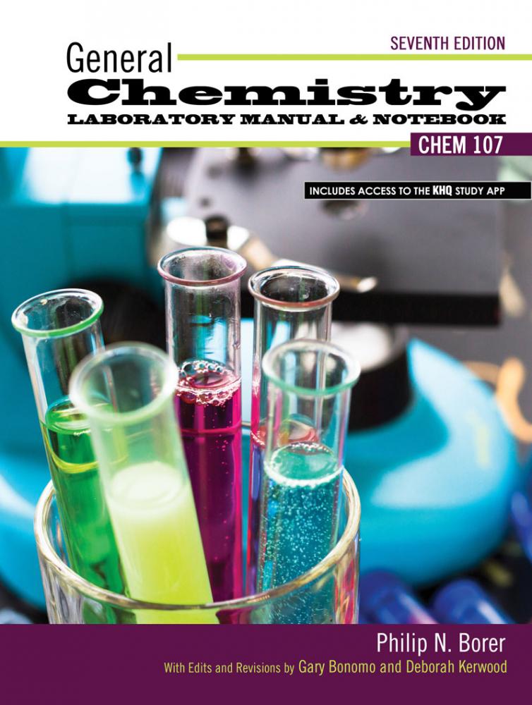General Chemistry Laboratory Manual and Notebook | Higher Education