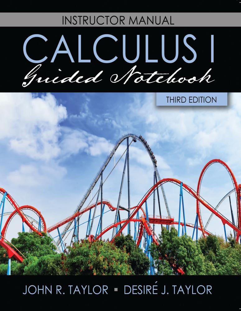 Calculus I Guided Notebook | Higher Education Calculus I Guided Notebook | Higher Education